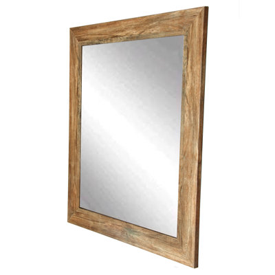 Highland Dunes Fabia Wood Rectangle Mirror & Reviews | Wayfair