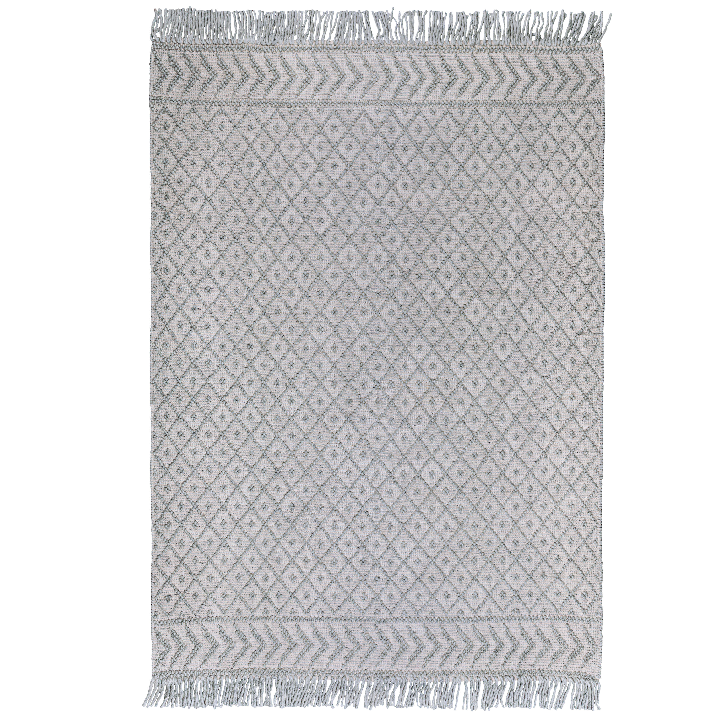 Simpli Home Millow Area Rug Contemporary in Silver | Wayfair