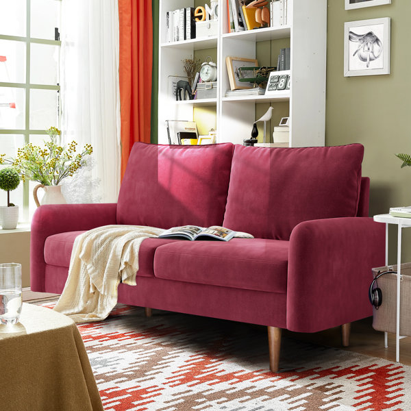 Rolled / Round Arms Sofas You'll Love | Wayfair