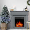 Winston Porter Tarijah 43" 1500W Electric Fireplace Mantel W/ Realistic ...