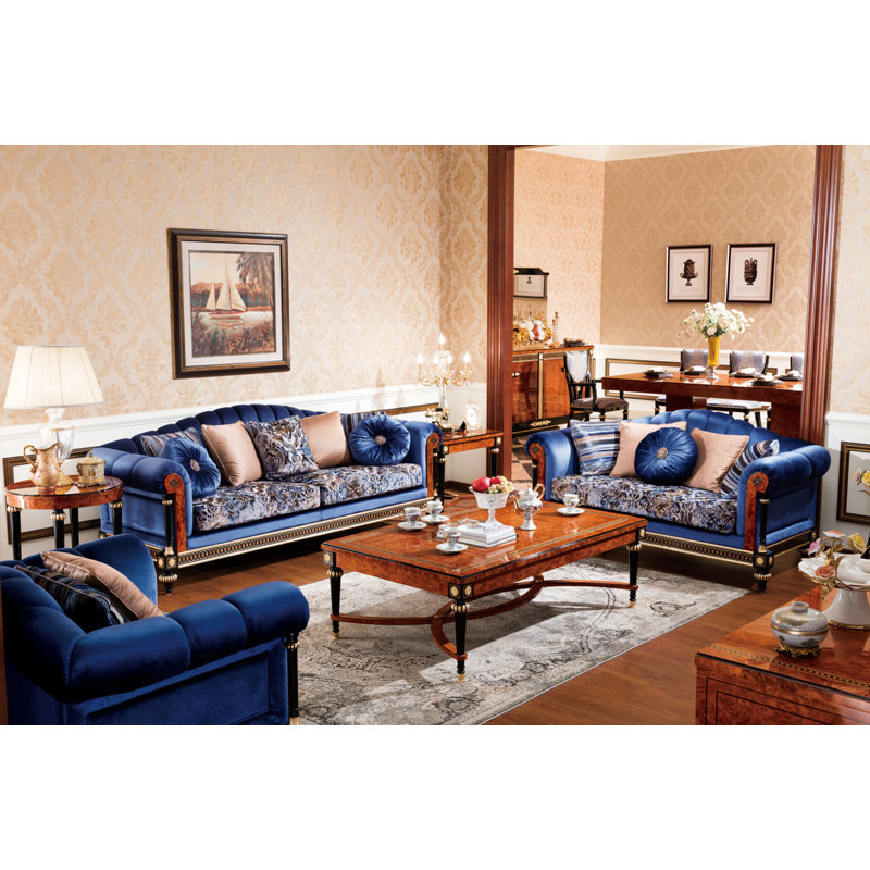 Infinity Furniture Import 5 Piece Velvet Living Room Set | Wayfair