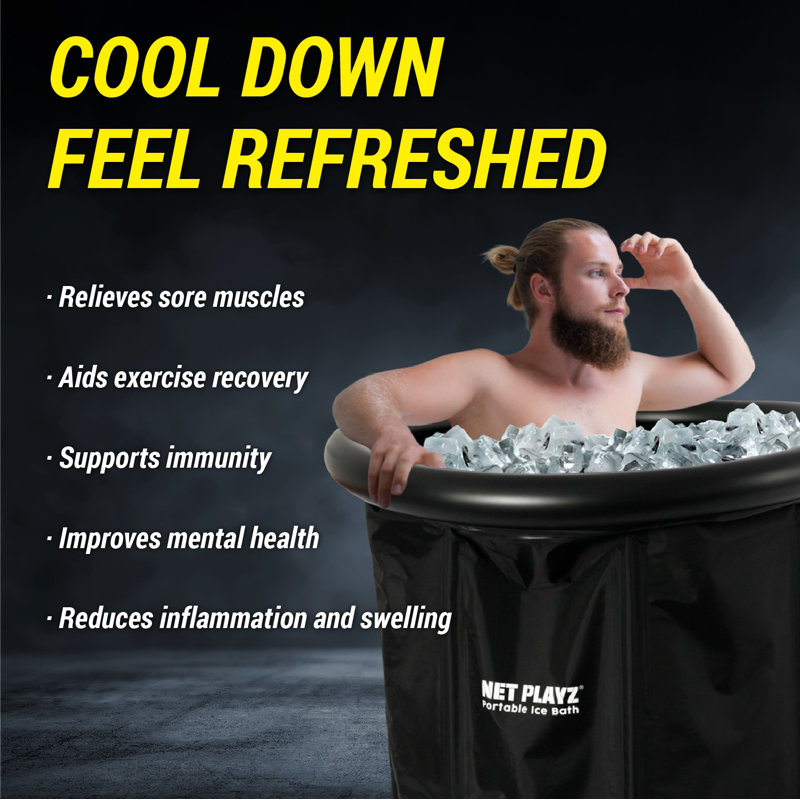 Net Playz Ice Bath Tub, Cold Tub for Athletes Optimal Recovery | Wayfair