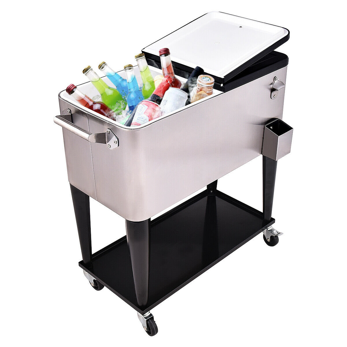 Costway 80 Qt. Cart Cooler | Wayfair