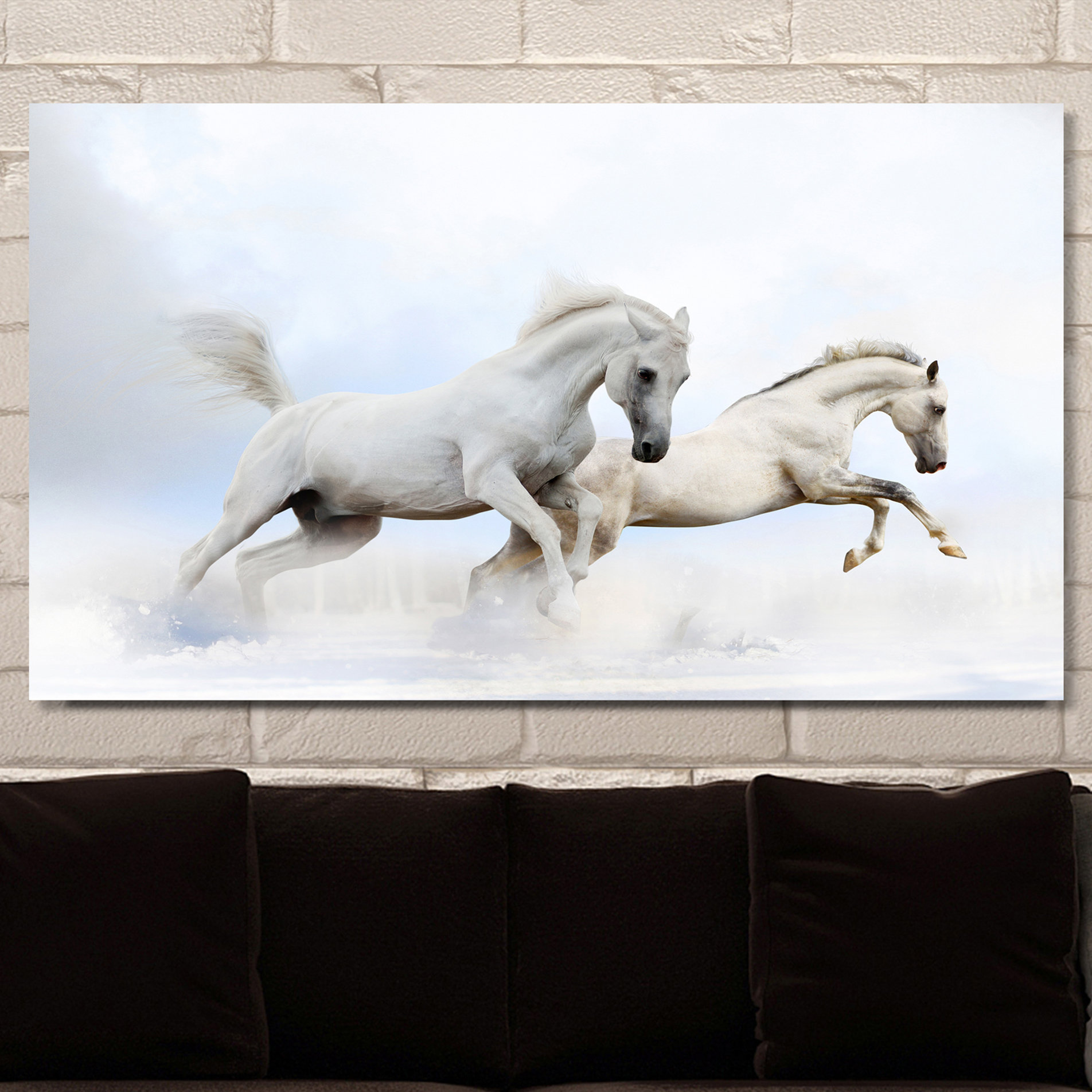 PicturePerfectInternational 'Run Wild, Run Free' Graphic Art on Wrapped ...