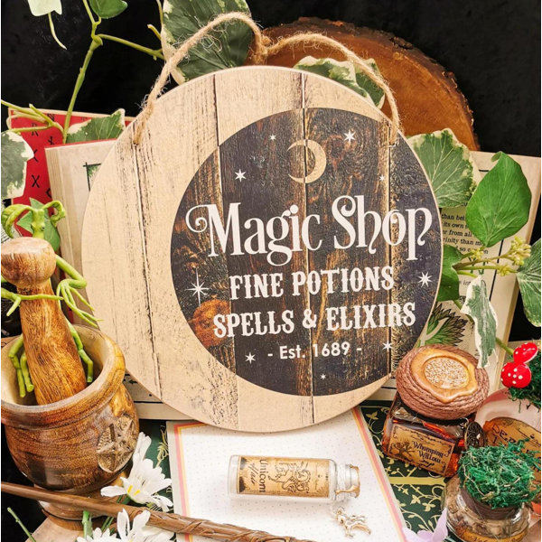 Trinx Halloween Witchcraft Wicca Occult Magic Shop Fine Potions Spells ...
