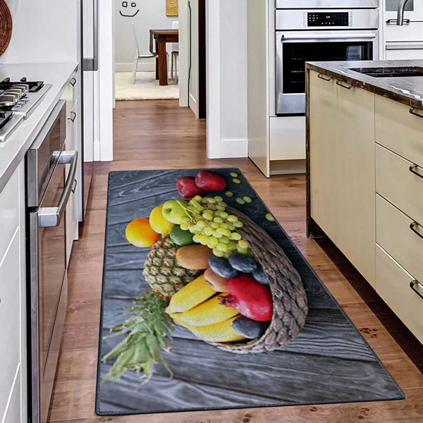 East Urban Home Modern Non Slip Rugs Fruit Mat Kitchen Carpet Hallway ...