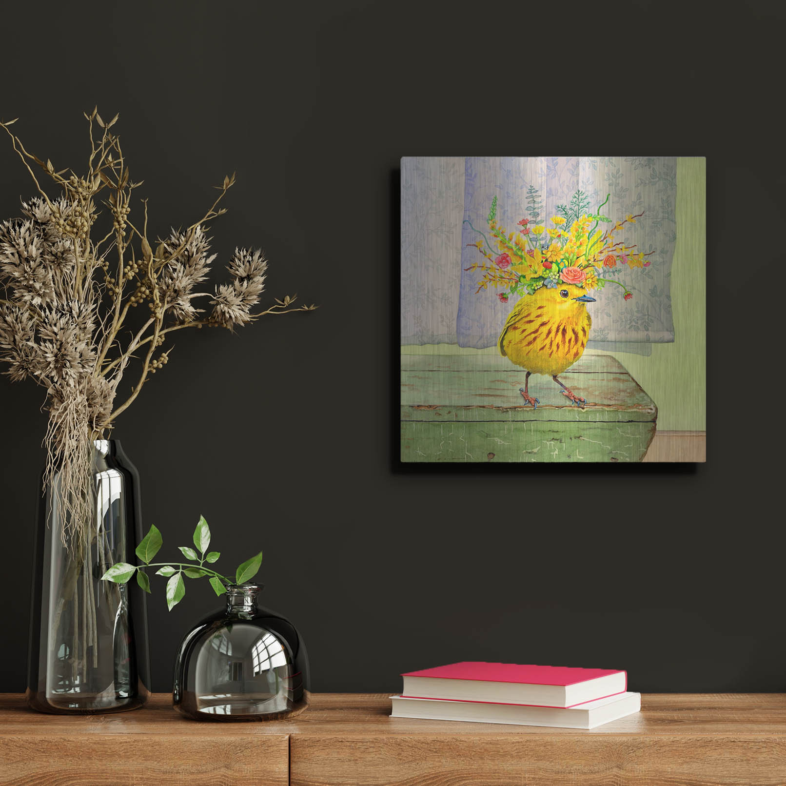 Lark Manor™ Wondrous Warbler' by Marvindale Metal Wall Art | Wayfair