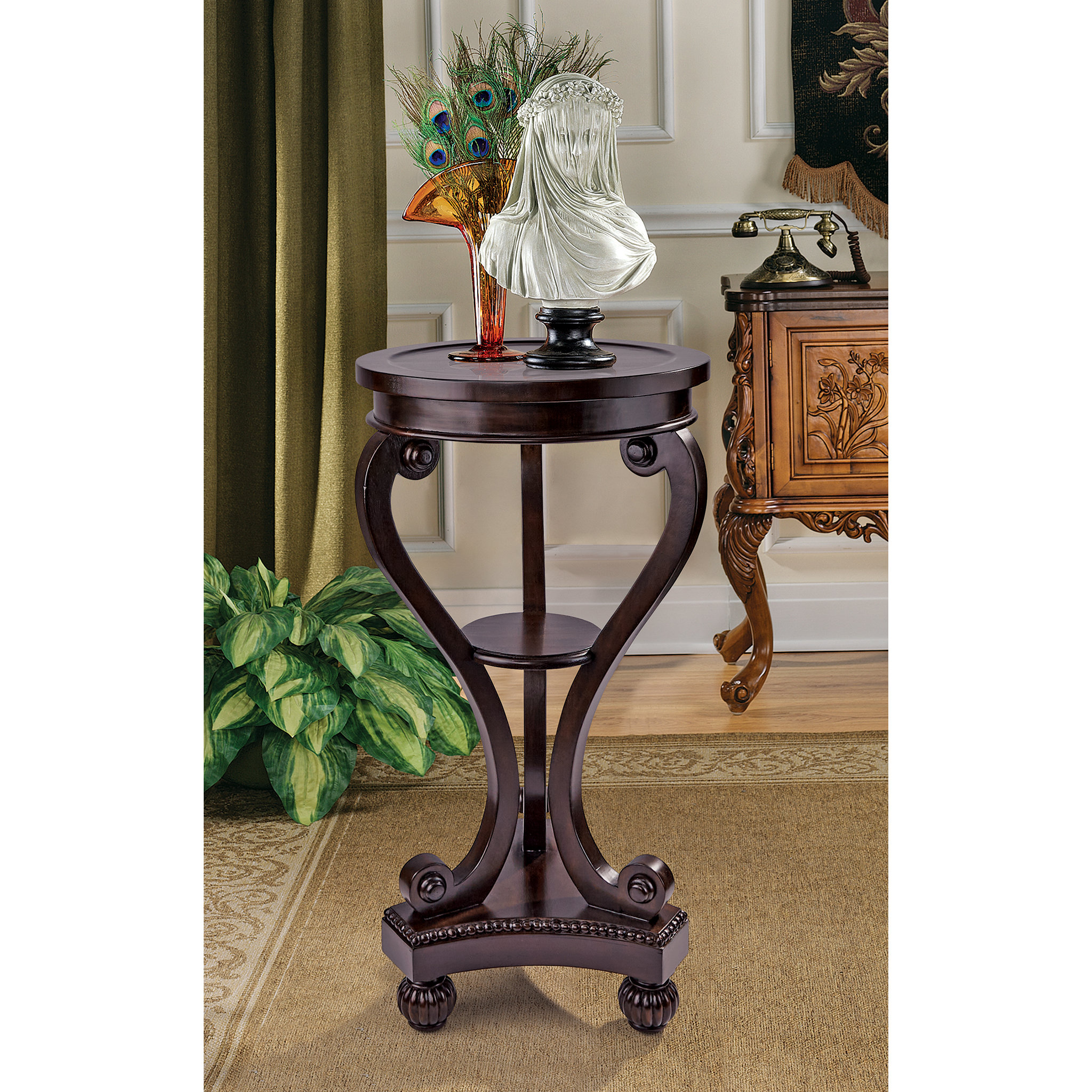 Design Toscano Juliet Serpentine End Table - Wayfair Canada