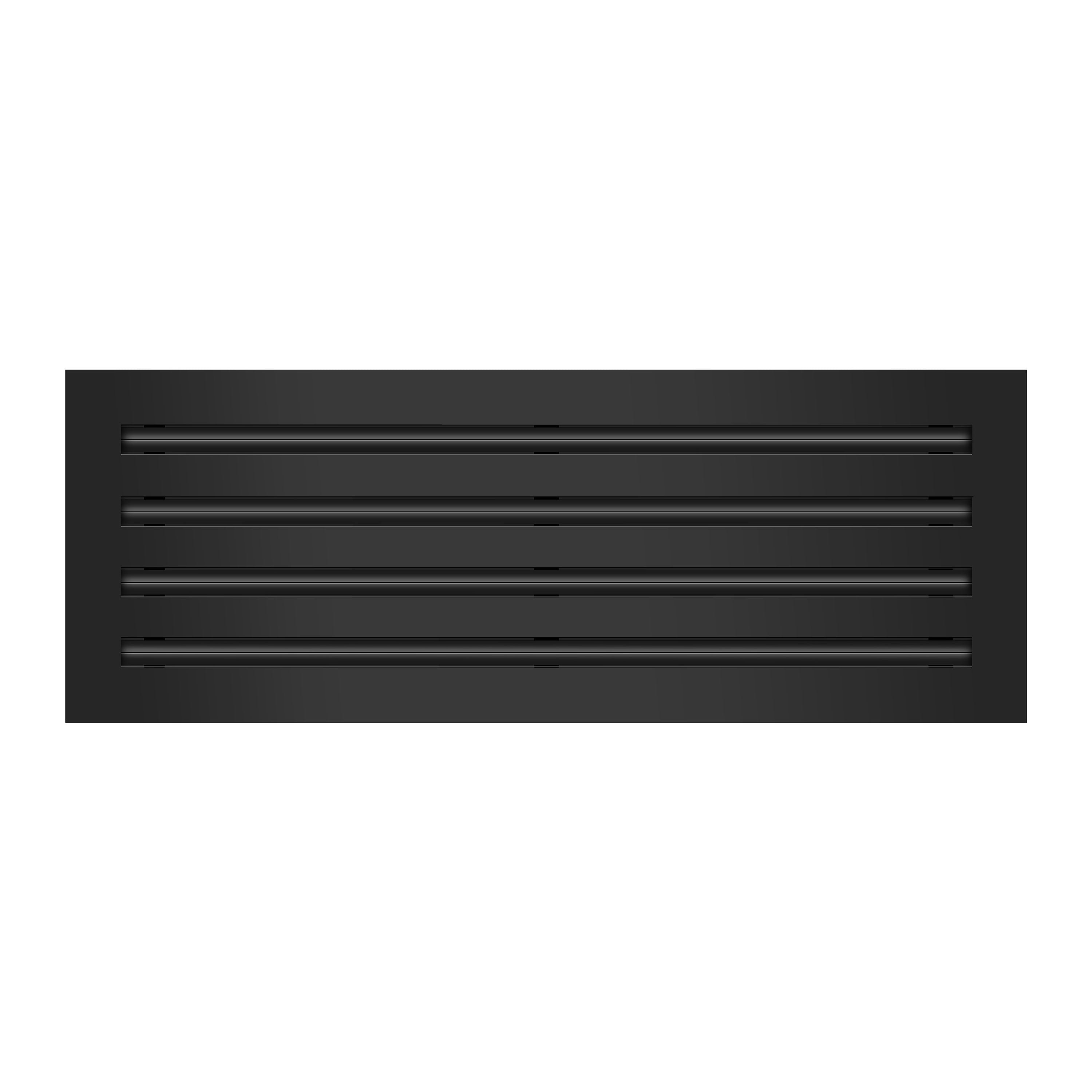 Texas Buildmart BUILDMART - 22x8 Black Modern AC Vent Cover - Standard ...