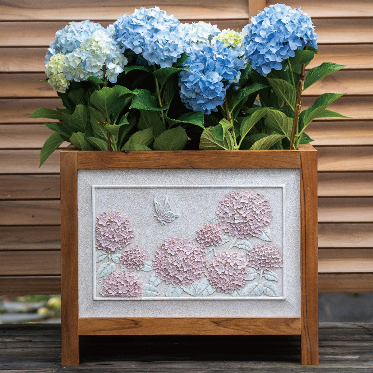 Sleek Surface Designs Chinese courtyard outdoor garden planter box ...