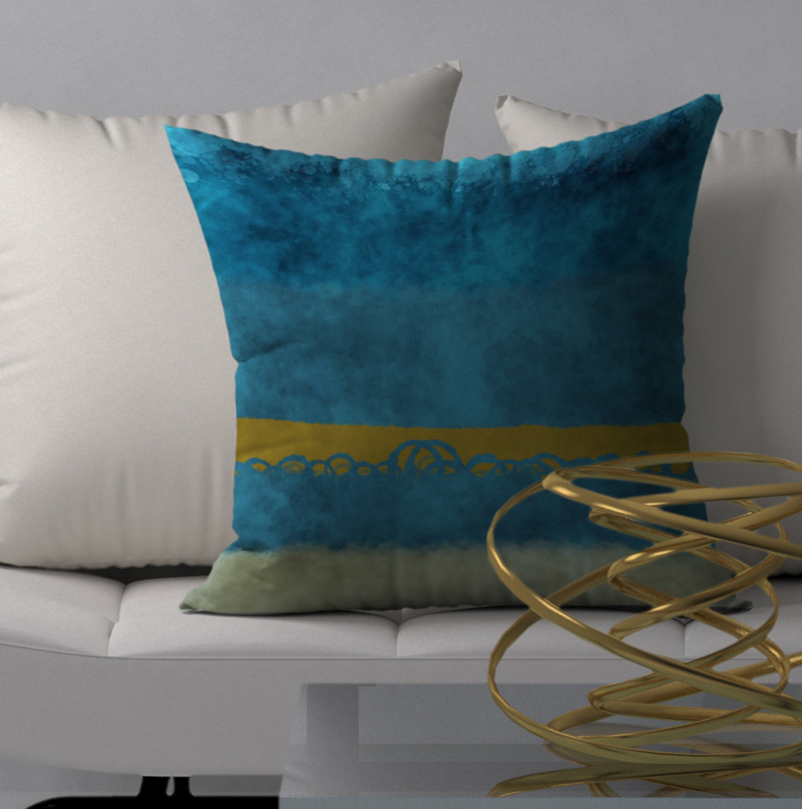 LeRoi Products Magnificent Singular Decorative Square Pillow Cover ...