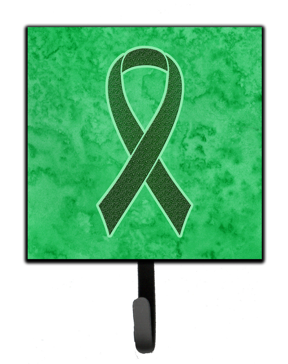 Caroline's Treasures Ribbon For Liver Cancer Awareness Leash Holder and ...