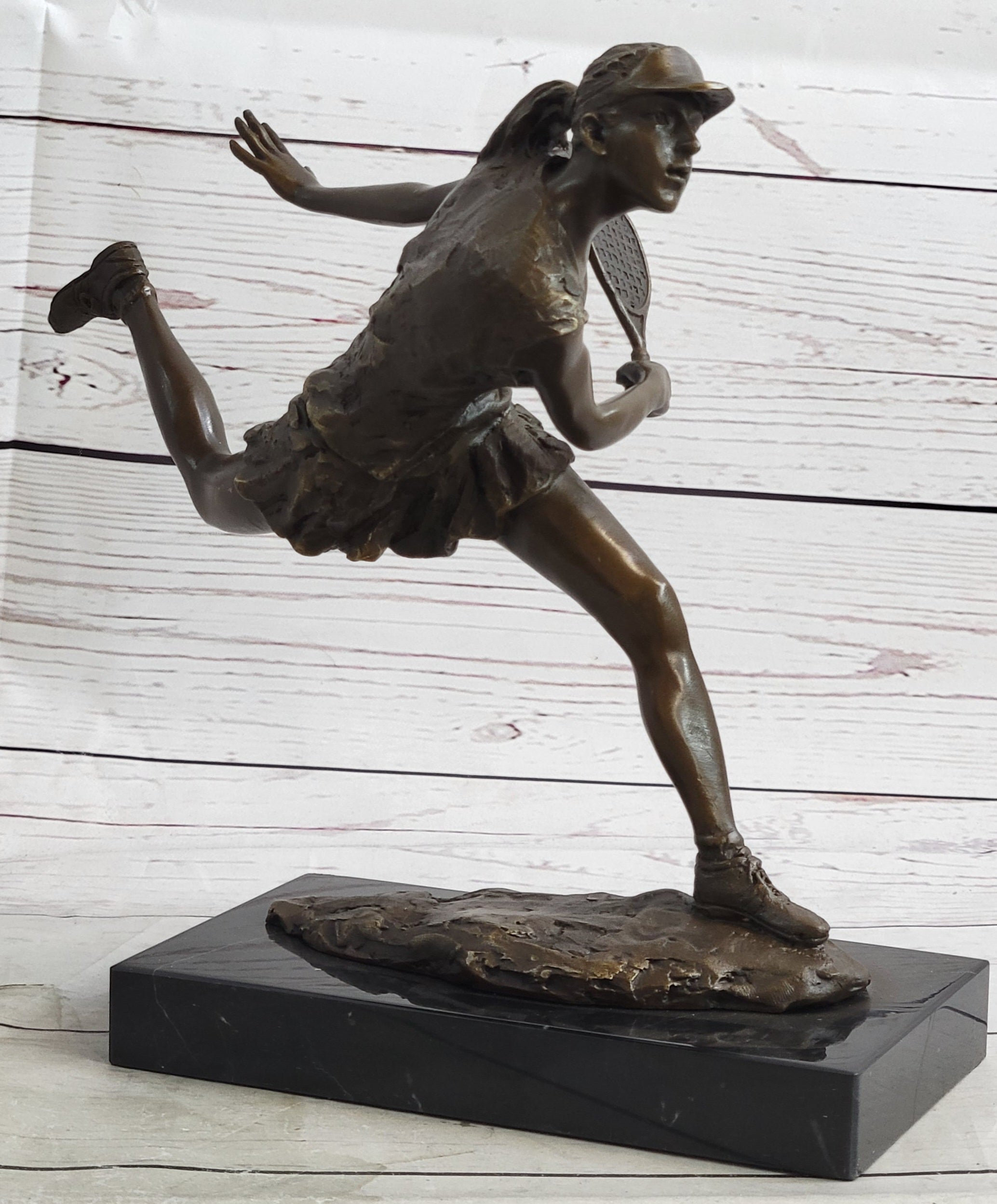 Bloomsbury Market Original Female Tennis Star Player Trophy Bronze ...