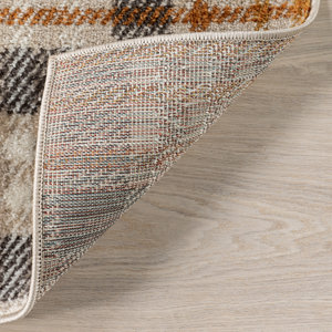 Gracie Oaks Kalila Retro Plaid Area Rug | Wayfair