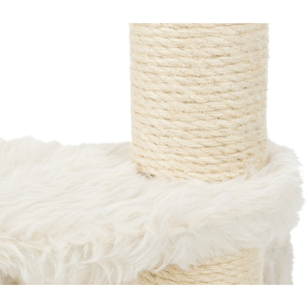 TRIXIE Baza 52" Cat Tower, Jute Scratching Posts & Plush Covered Condo ...