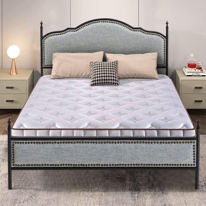 The Twillery Co.® Kajana Upholstered Bed & Reviews | Wayfair