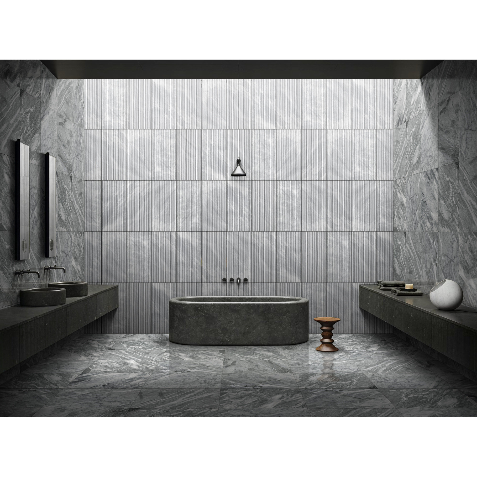 Trinx 12X24 Inch, Wall Tile In Gray, Ol Textured For Art Workshop Gray ...