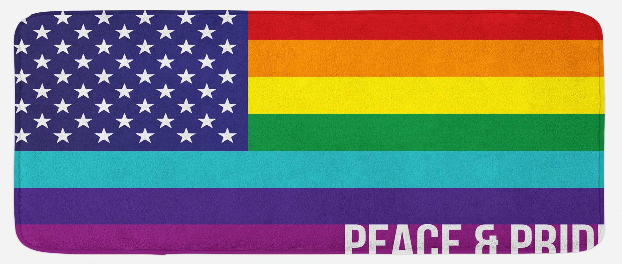 East Urban Home Mixed Flag Design American And Lgbt Gay Lesbian Parade ...