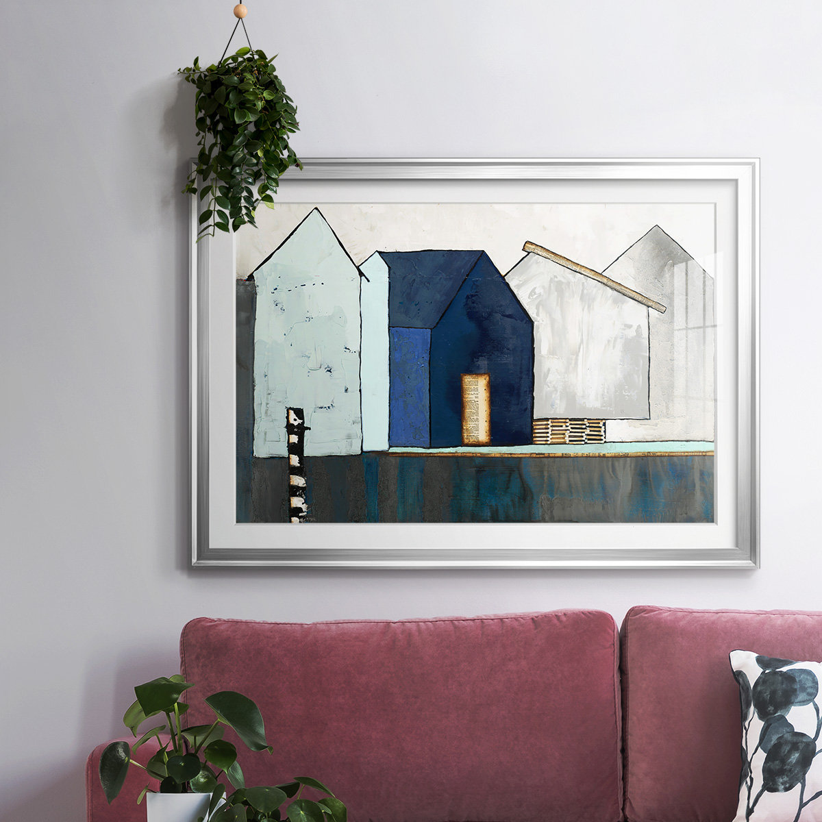 August Grove® Empty Village Framed On Paper Print | Wayfair