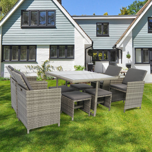 Gray Patio Dining Sets You'll Love | Wayfair