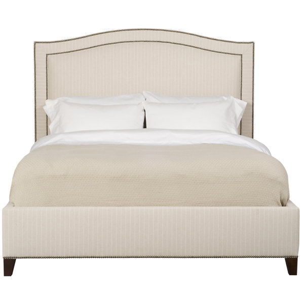 Vanguard Furniture Caroline/Casey Queen Upholstered Low Profile Panel ...