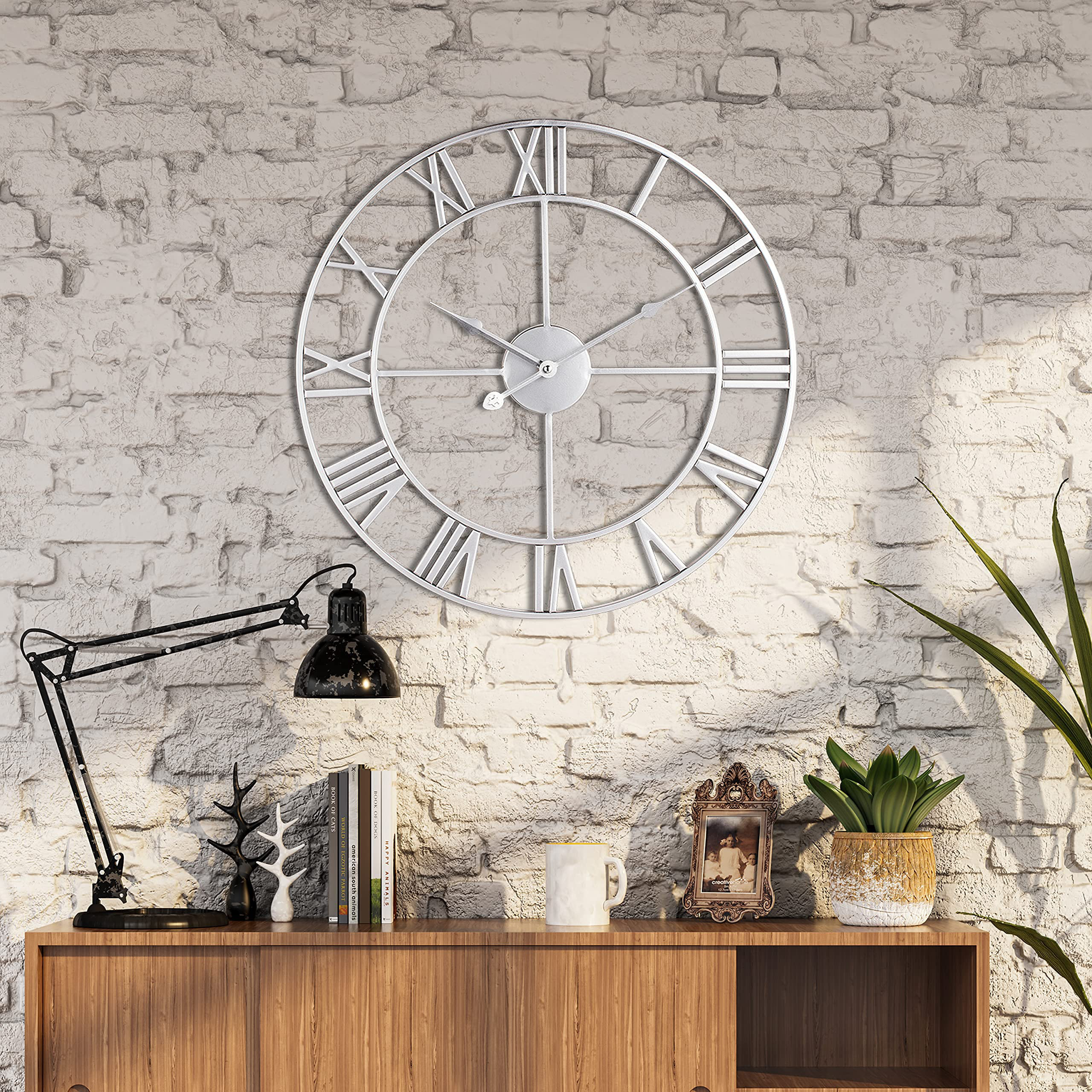 Mercer41 16 Inch Round Large Wall Clock - Wayfair Canada