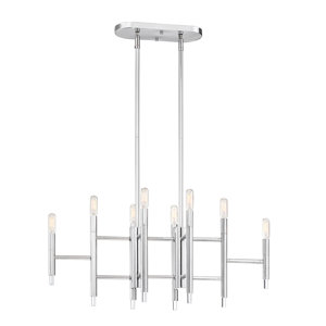 Orren Ellis Sébastien 8 - Light Candle Style Geometric Chandelier ...