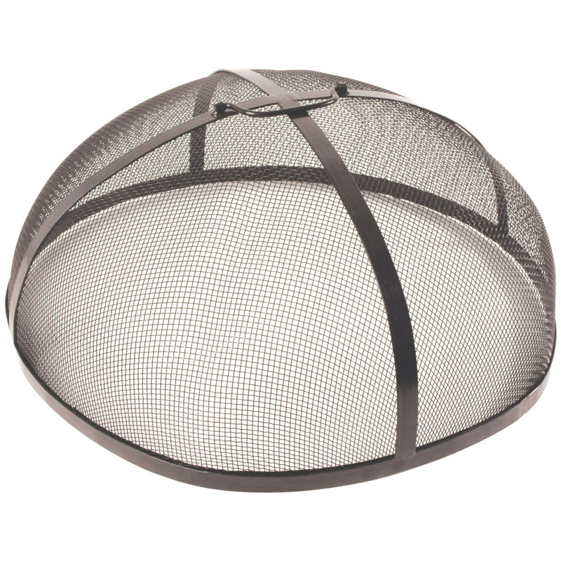 EsschertDesign Steel Wood Fire Pit Spark Screen & Reviews | Wayfair