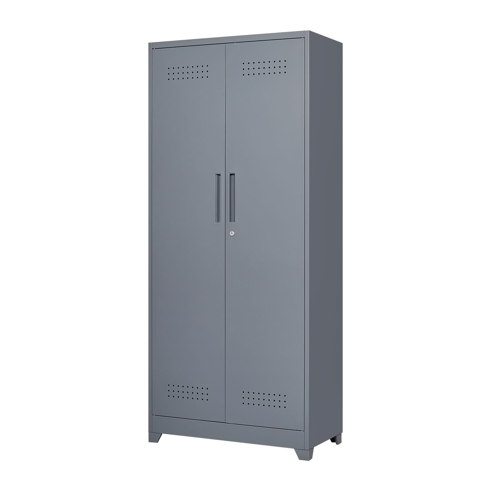Latitude Run® Metal Storage Cabinet Tool Cabinet with Locking Door ...