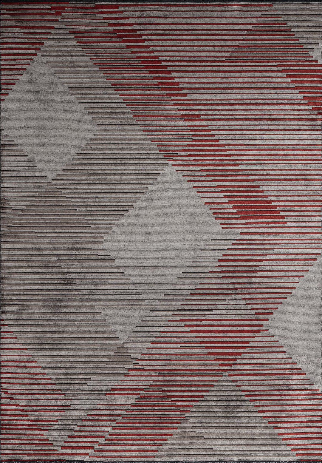 Corrigan Studio Red Geometric Area Rug, Hand Loom using Cotton ...