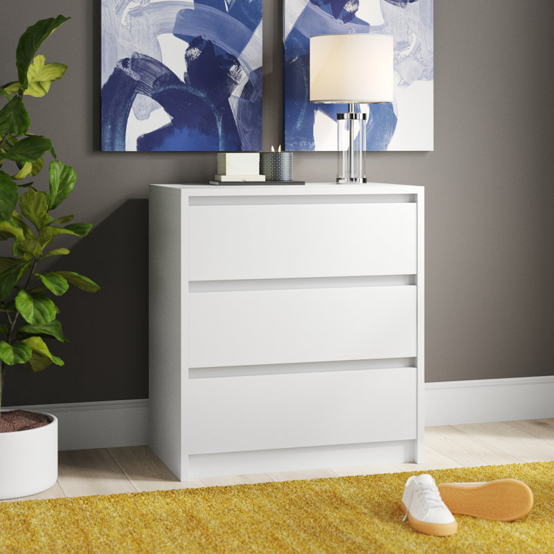 Hykkon Zeno 3 Drawer 70Cm W Chest Of Drawers & Reviews | Wayfair.co.uk