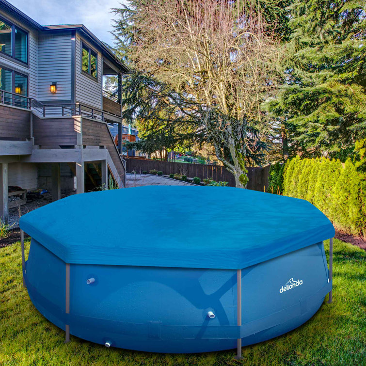 Dellonda Swimming Pool Top Cover with Rope Ties | Wayfair.co.uk