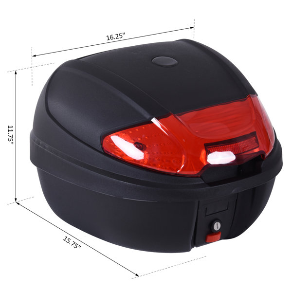 Rebrilliant 30L Motorbike Trunk Helmet Carrier Motorcycle Tail Box ...