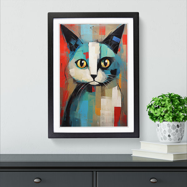 Big Box Art XYZ-FRM-V1223-5368 Ragdoll Cat Expressionism No.2 - Single ...