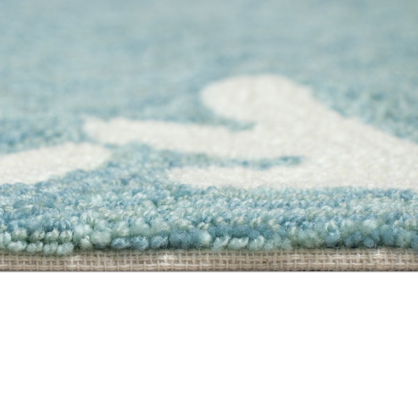 Beachcrest Home Bellavia Hand Tufted Floral Rug & Reviews | Wayfair