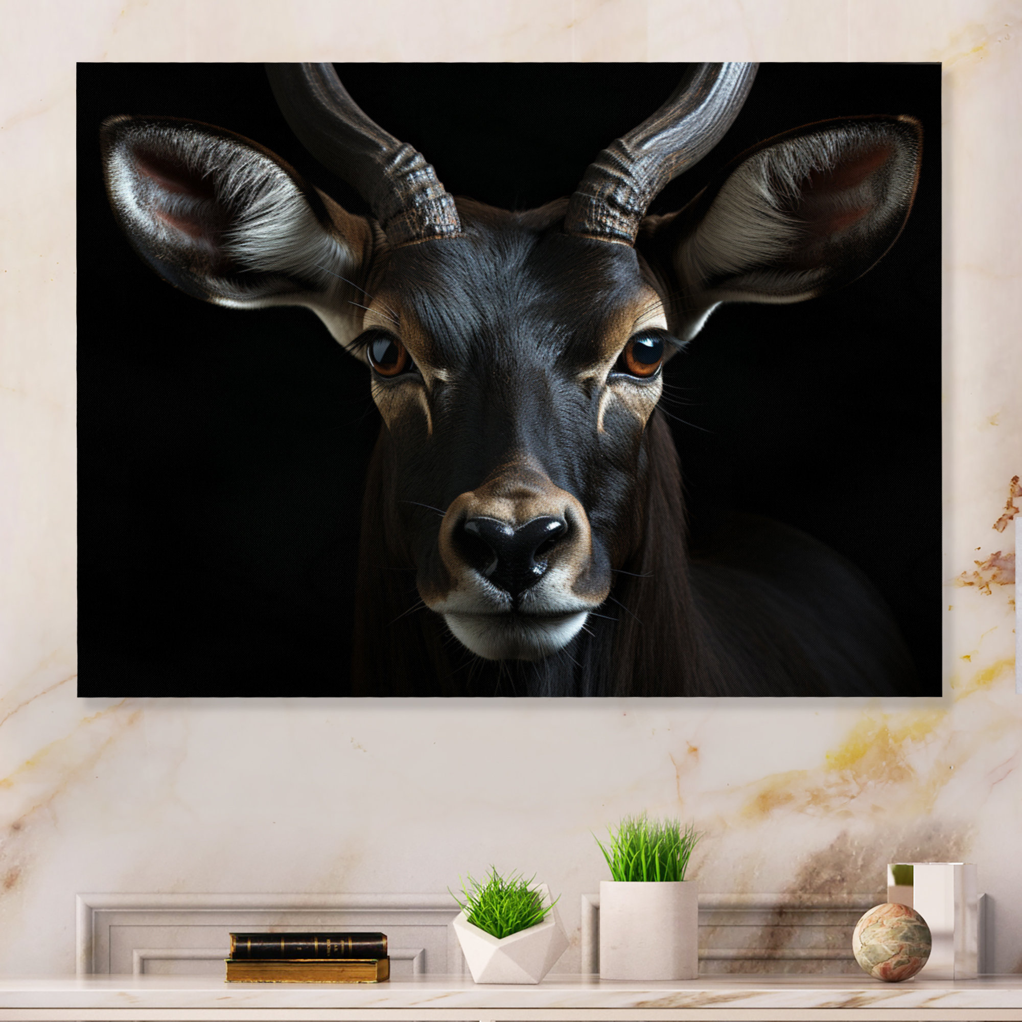 Latitude Run® Antelope Portrait II - Animals Metal Art Print - Wayfair ...