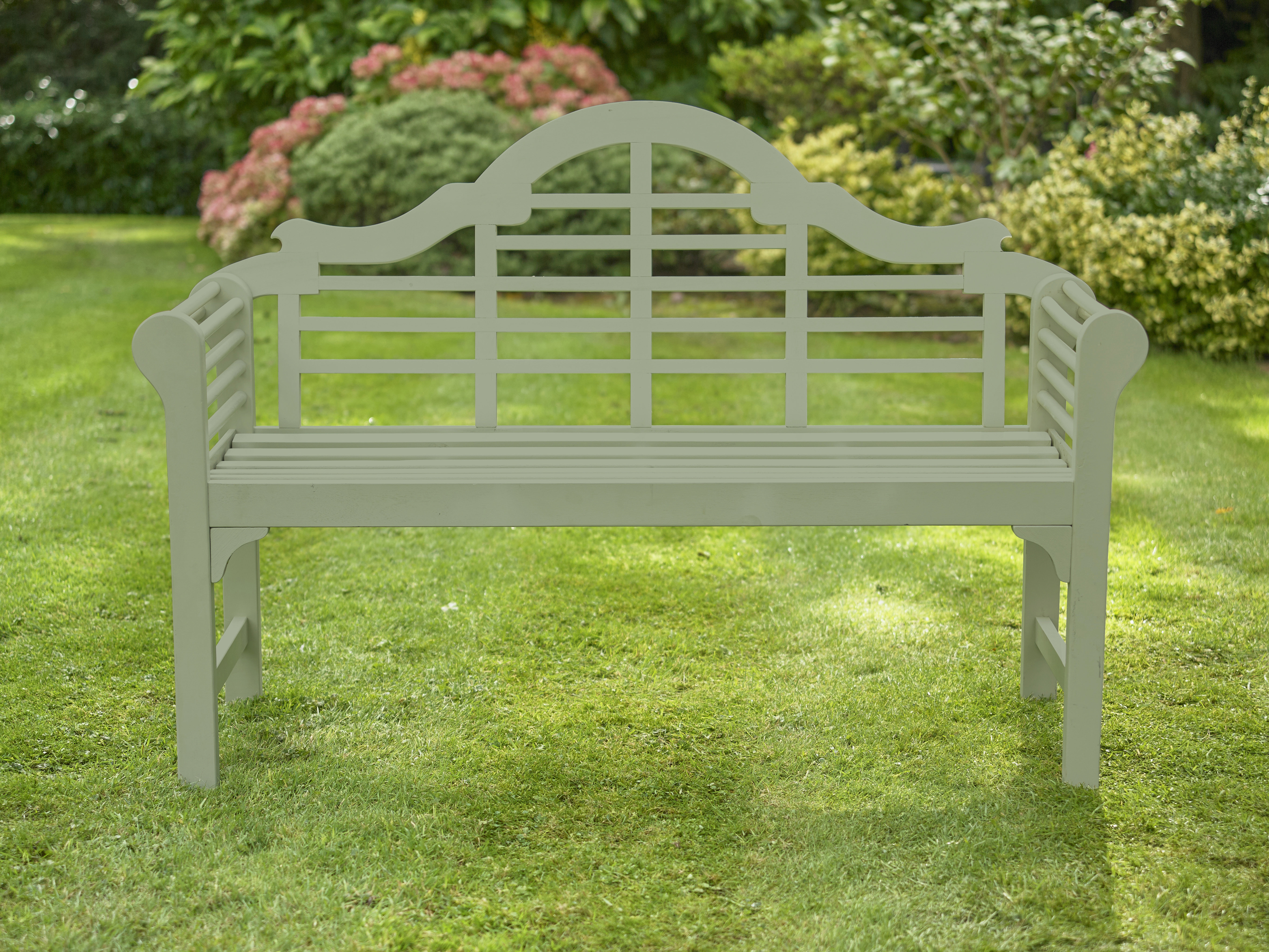 ClassicLiving Kuhle PU Painted Traditional Wooden 2 Seater Bench ...