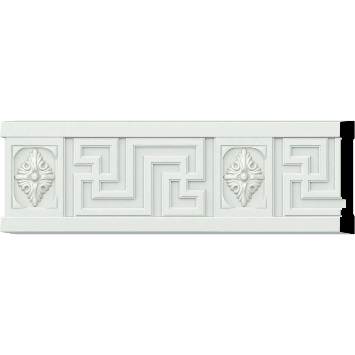 Ekena Millwork 4 1/4"H x 5/8"P x 94 1/2"L, (8" Repeat), Nestor Greek ...