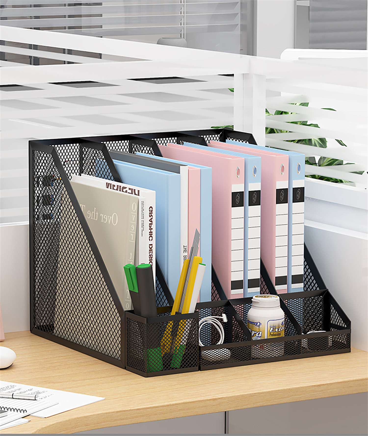 Inbox Zero Marquin Metal Magazine Holder | Wayfair