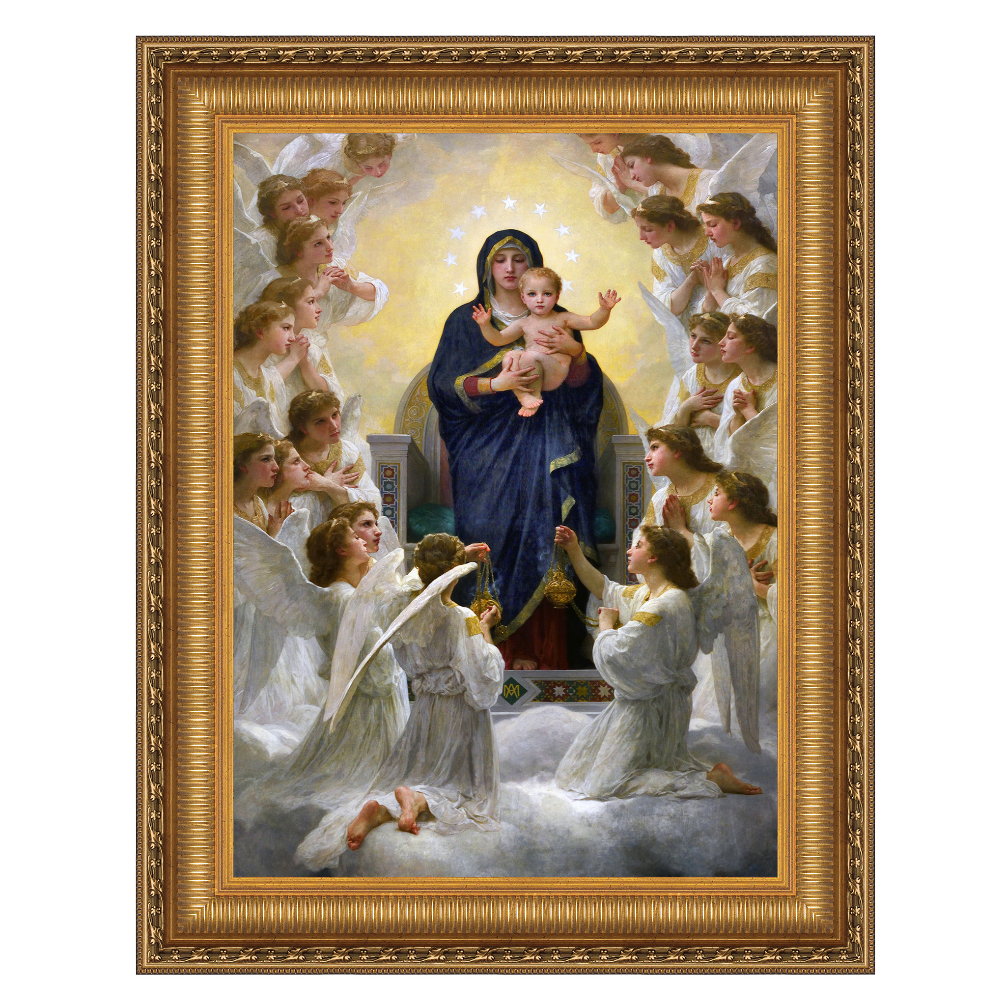 Design Toscano " Regina Angelorum " by William-Adolphe Bouguereau on ...