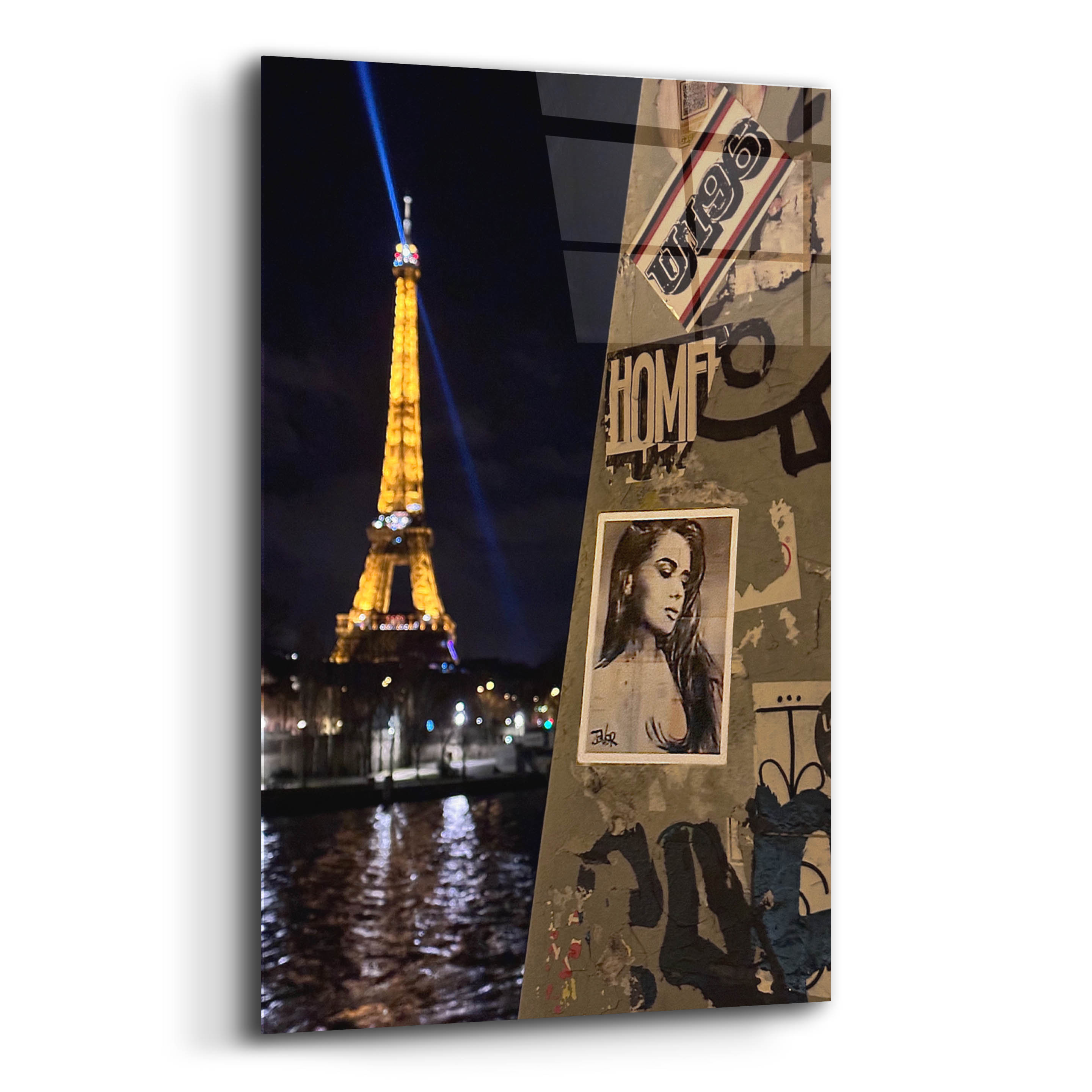 Winston Porter 'Paris Stick' by Loui Jover Acrylic Glass Wall Art | Wayfair