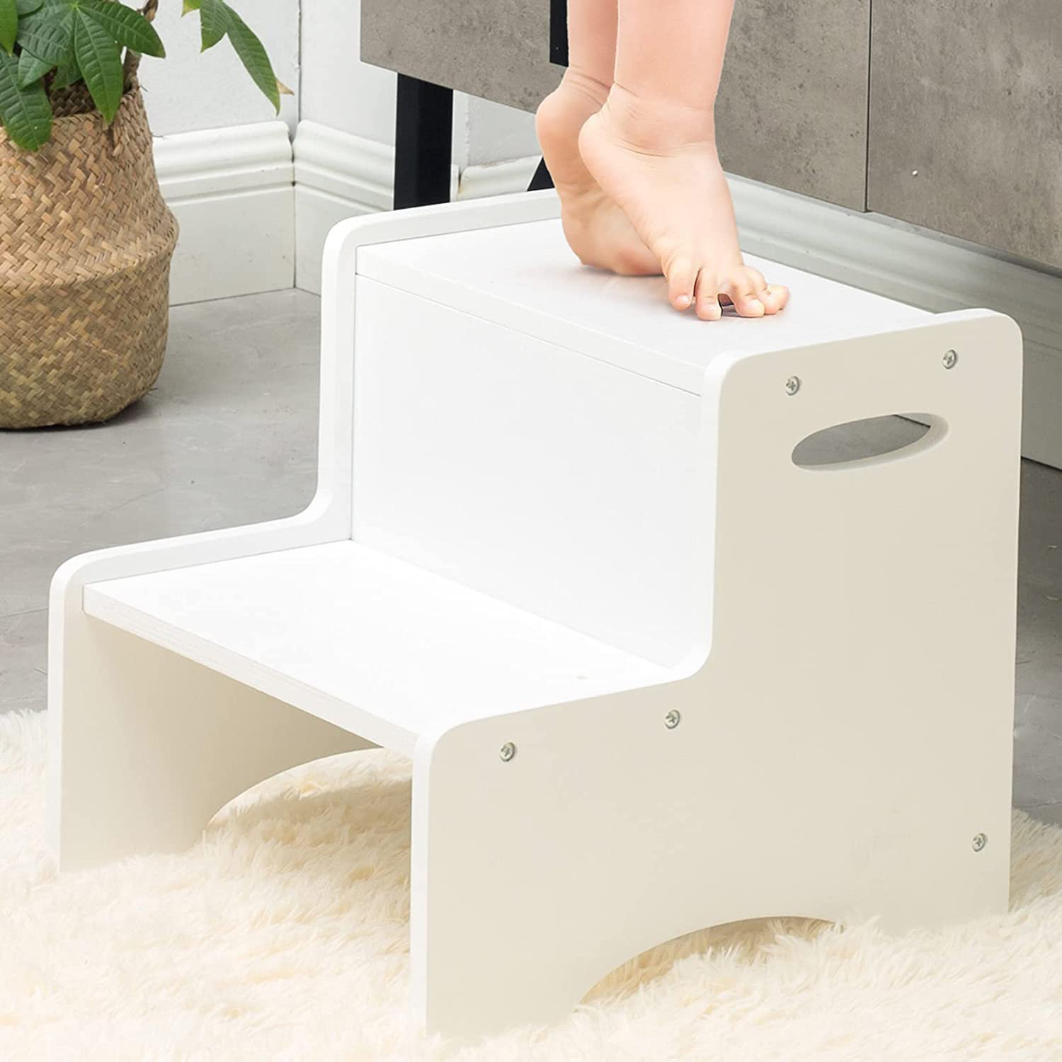 Ophelia & Co. Wooden Step Stool for Kids | Wayfair