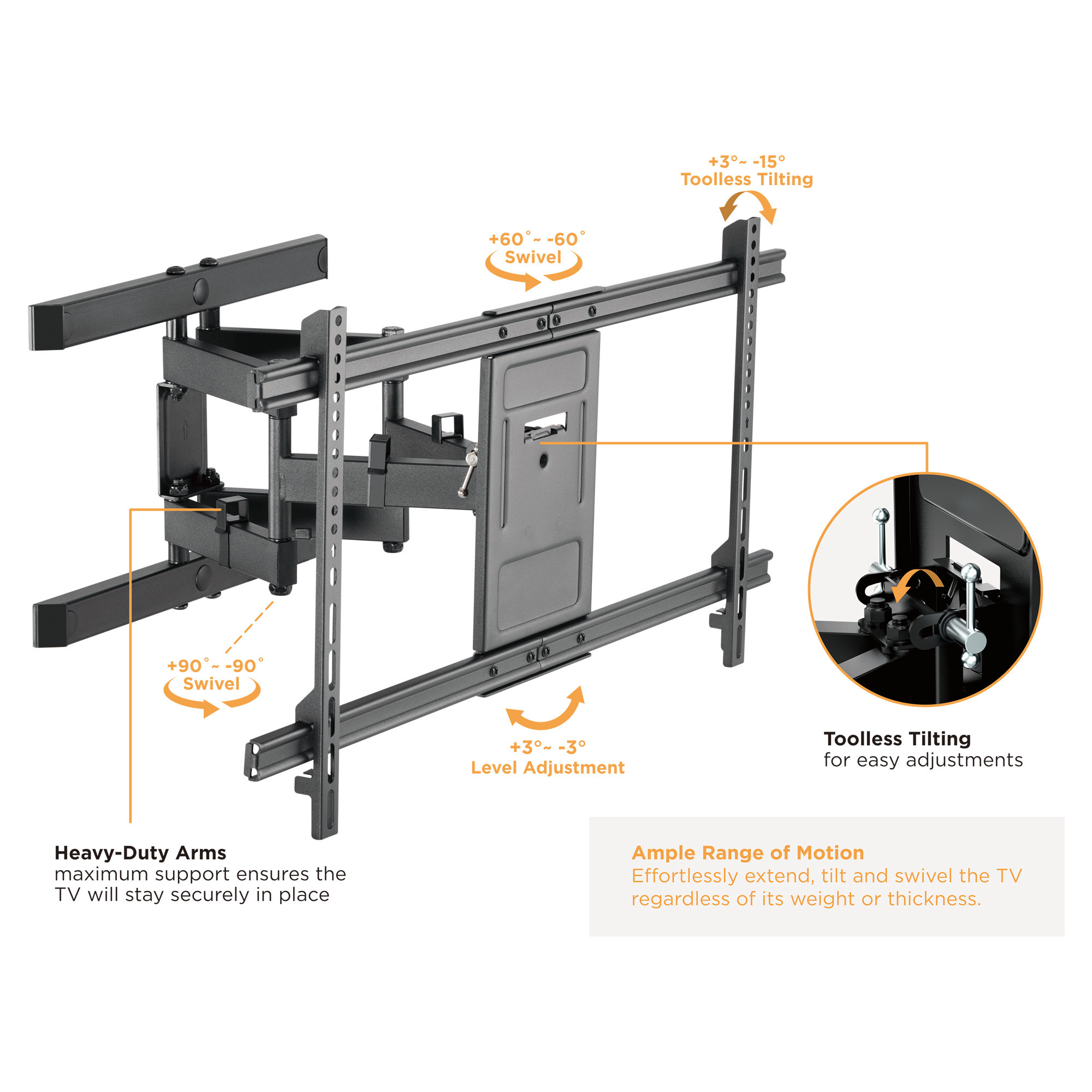 Starburst Technologies Single Screen Wall Mount | Wayfair