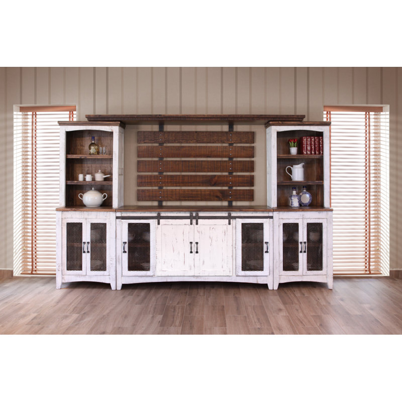 International Furniture Direct Pueblo White Wall-Unit | Wayfair