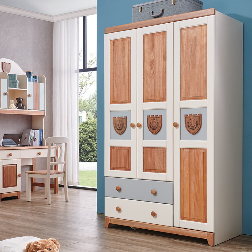 Parttlion Simple Creative Oak Wardrobe | Wayfair