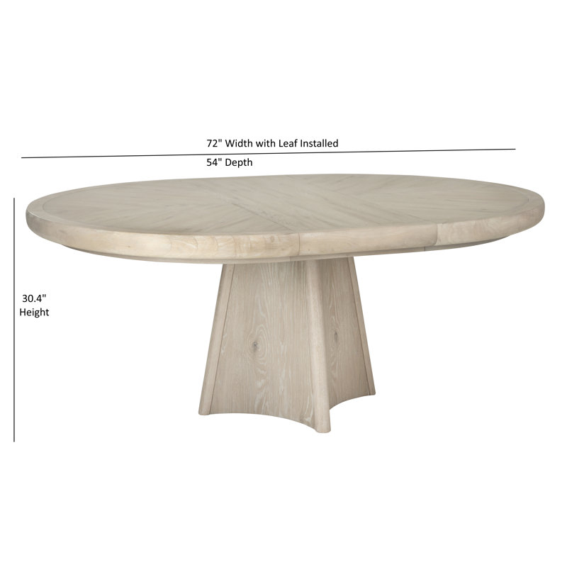 Panama Jack Home Collection Melia Extendable Pedestal Dining Table ...