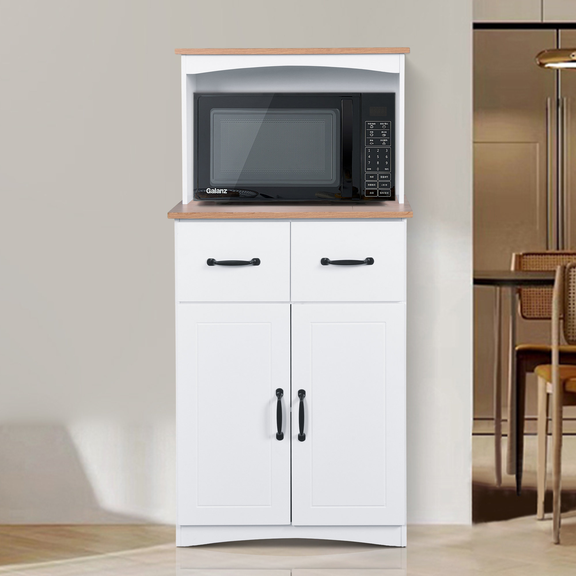 Ebern Designs Janetlee 49.42'' Kitchen Pantry - Wayfair Canada