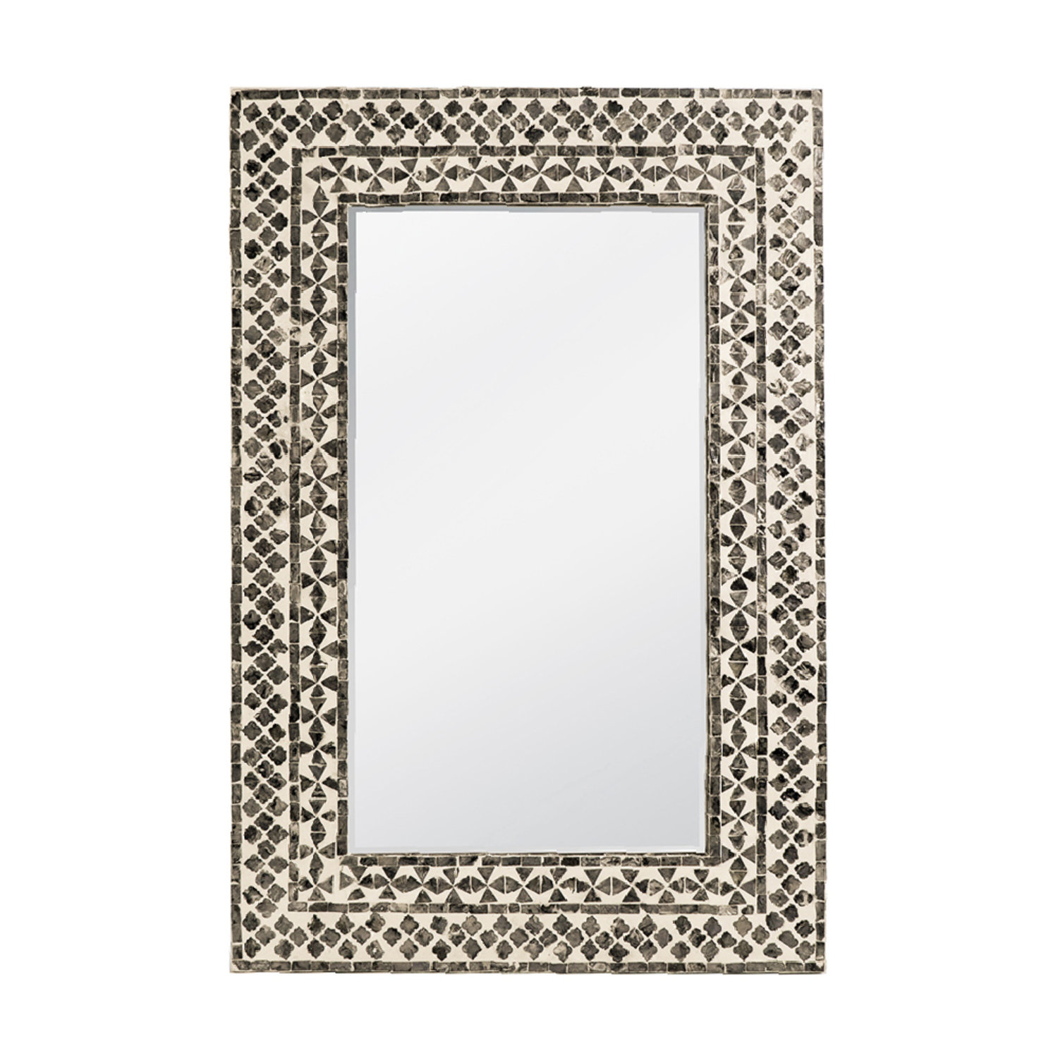 Dakota Fields Capiz Shell Handmade Accent Wall Mirror & Reviews | Wayfair