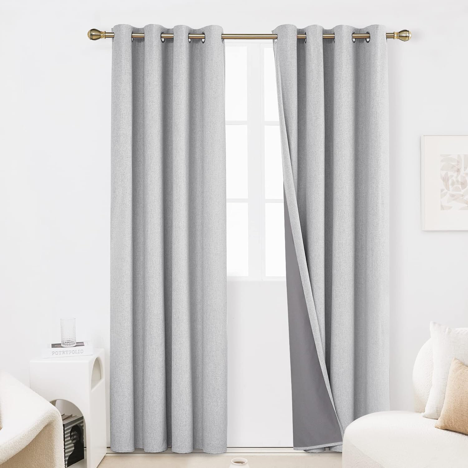 17 Stories Nussen Eyelets Pair | Wayfair.co.uk