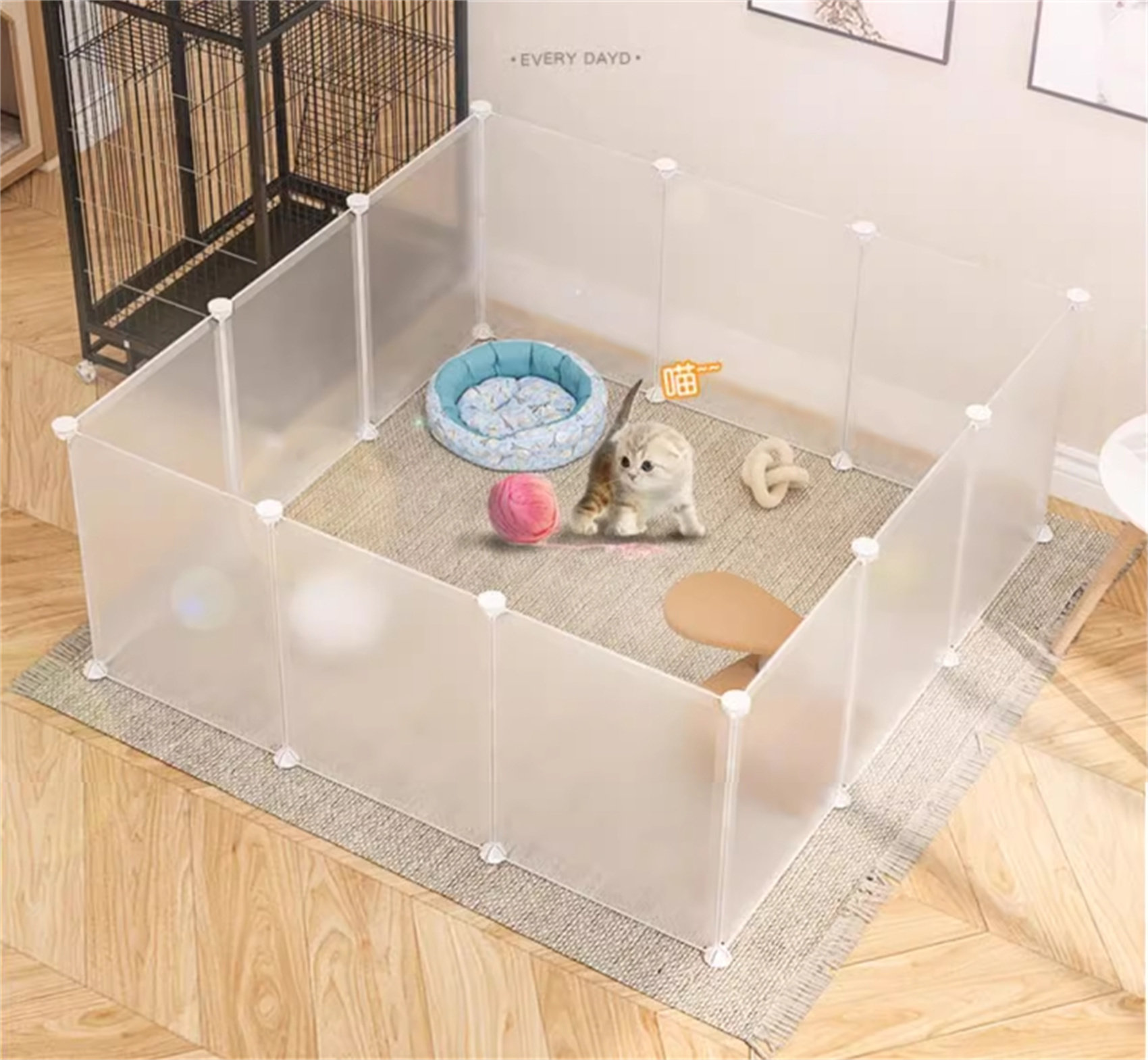 UMMA, LLC 18.5'' H 12 Panel Acrylic Exercise Pen | Wayfair